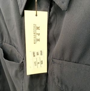 M.P.H. | Dresses | Mph Collection Navy Jumper Style Dress | Poshmark